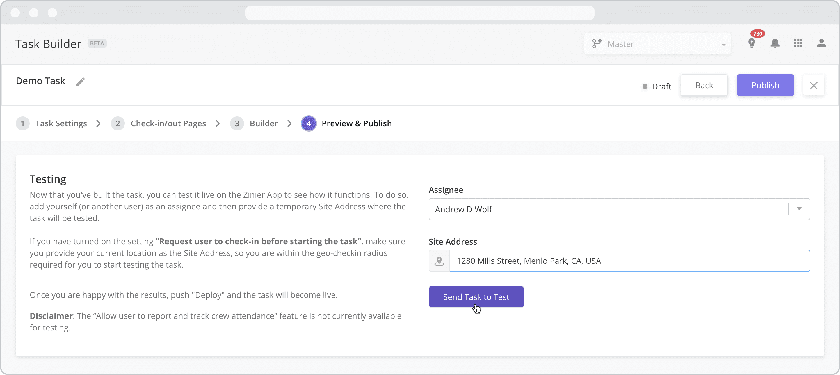 Step 4: Preview & Publish